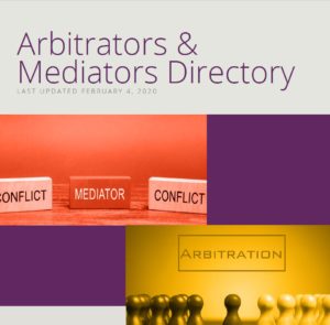 Arbitrators & Mediators Directory - Namwolf